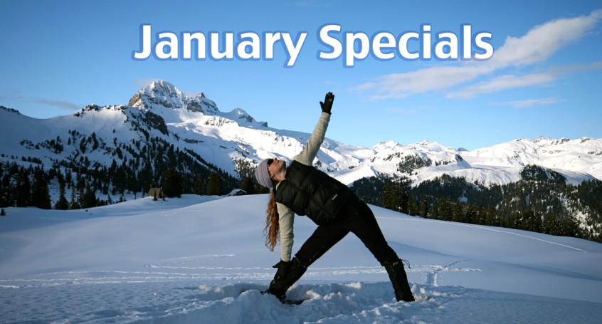 January Specials - New Packages for the New Year - New Castle, PA Yoga